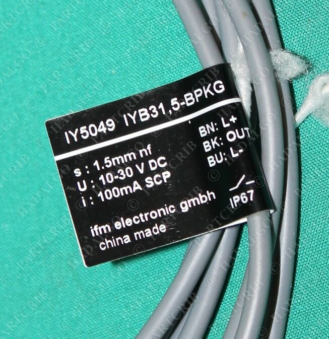IFM, IYB31.5-BPKG, IY5049, Efector Inductive Proximity Sensor | eBay
