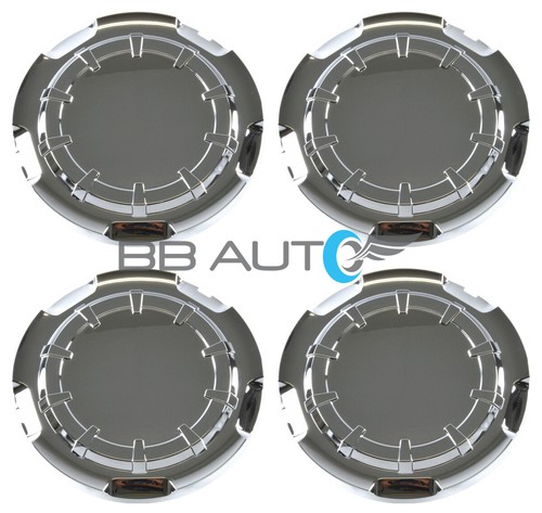 NEW Chrome Wheel Center Caps Set BLANK for CHEVY SILVERADO 1500 TAHOE ...