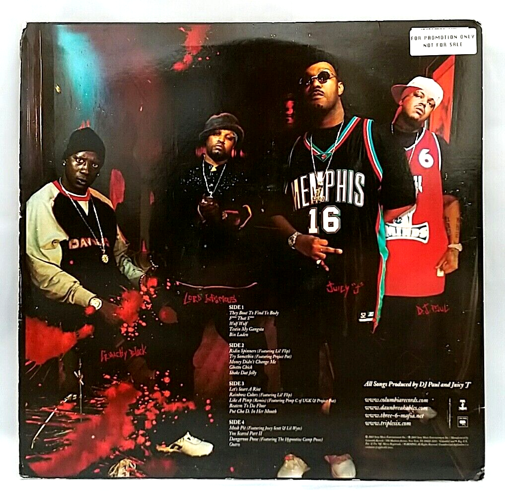(LP) Three 6 Mafia ‎– Da Unbreakables , OG Press, C2 89030, Album, Rare ...