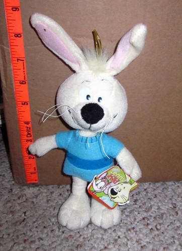 LENNY & SID stuffed animal Christian rabbit w tags 2003 plush cartoon ...