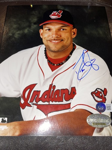 Dave Justice Autographed Signed 8x10 Photo Cleveland Indians BAS ...