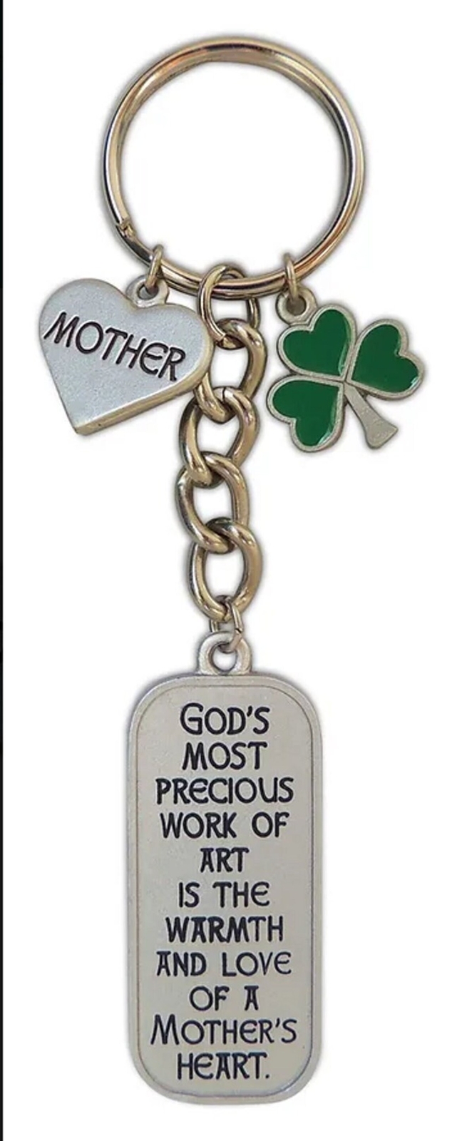 Mother Irish Key Ring (KR626) - 1 1⁄4"w x 4 3⁄8" Long - NEW - Carded | eBay