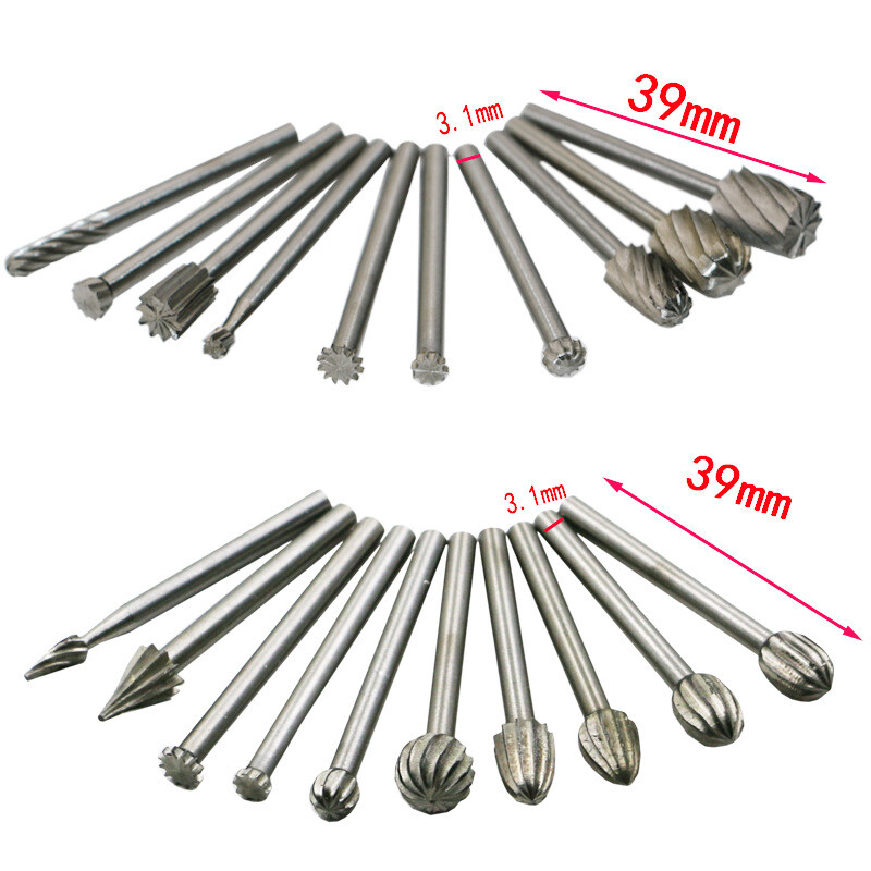 20Pcs Grinding Burr Rotary Cutter File Rotary Die Grinder Drill Bit ...