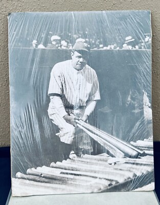 BABE RUTH VINTAGE SEPIA TONE POSTER PRINT CIRCA 1960’S | eBay