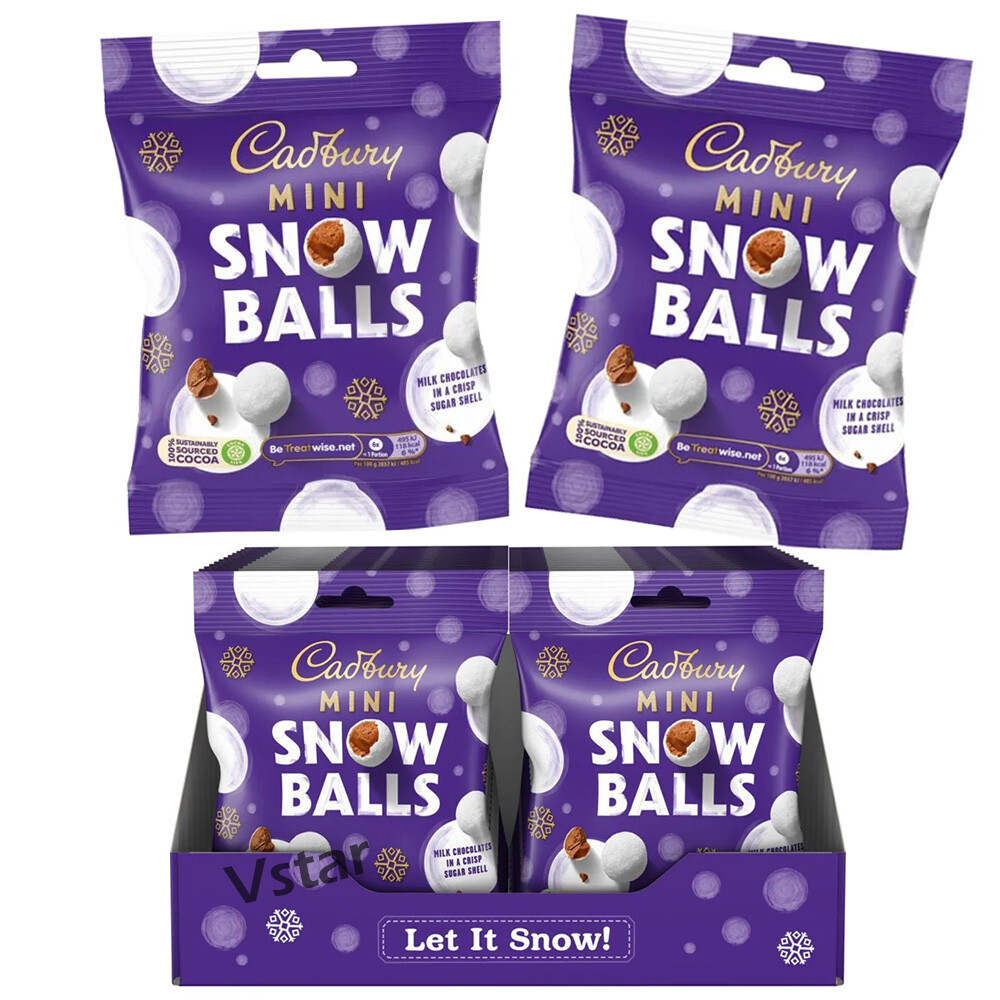 Cadbury Chocolate Mini Snowballs Bag 80g | eBay
