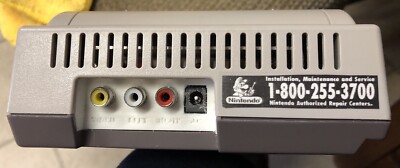 Nintendo NES-101 Top Loader w/ 3D Printed Back Composite AV LED & RECAP ...