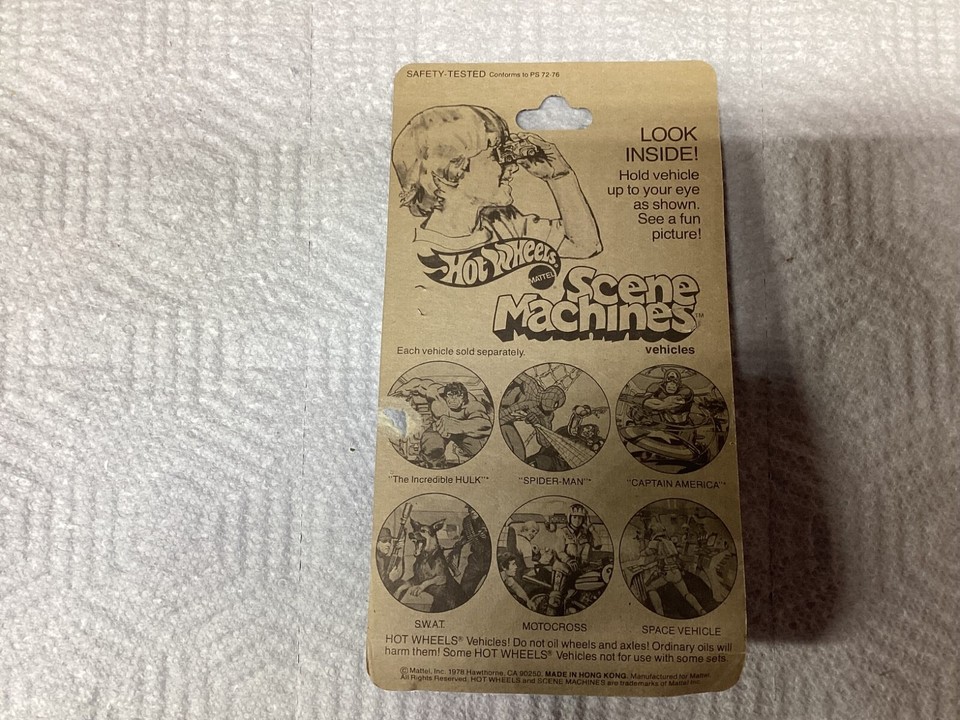 vintage HOT WHEELS 1978(SCENE MACHINES CAPTAIN AMERICA) | eBay