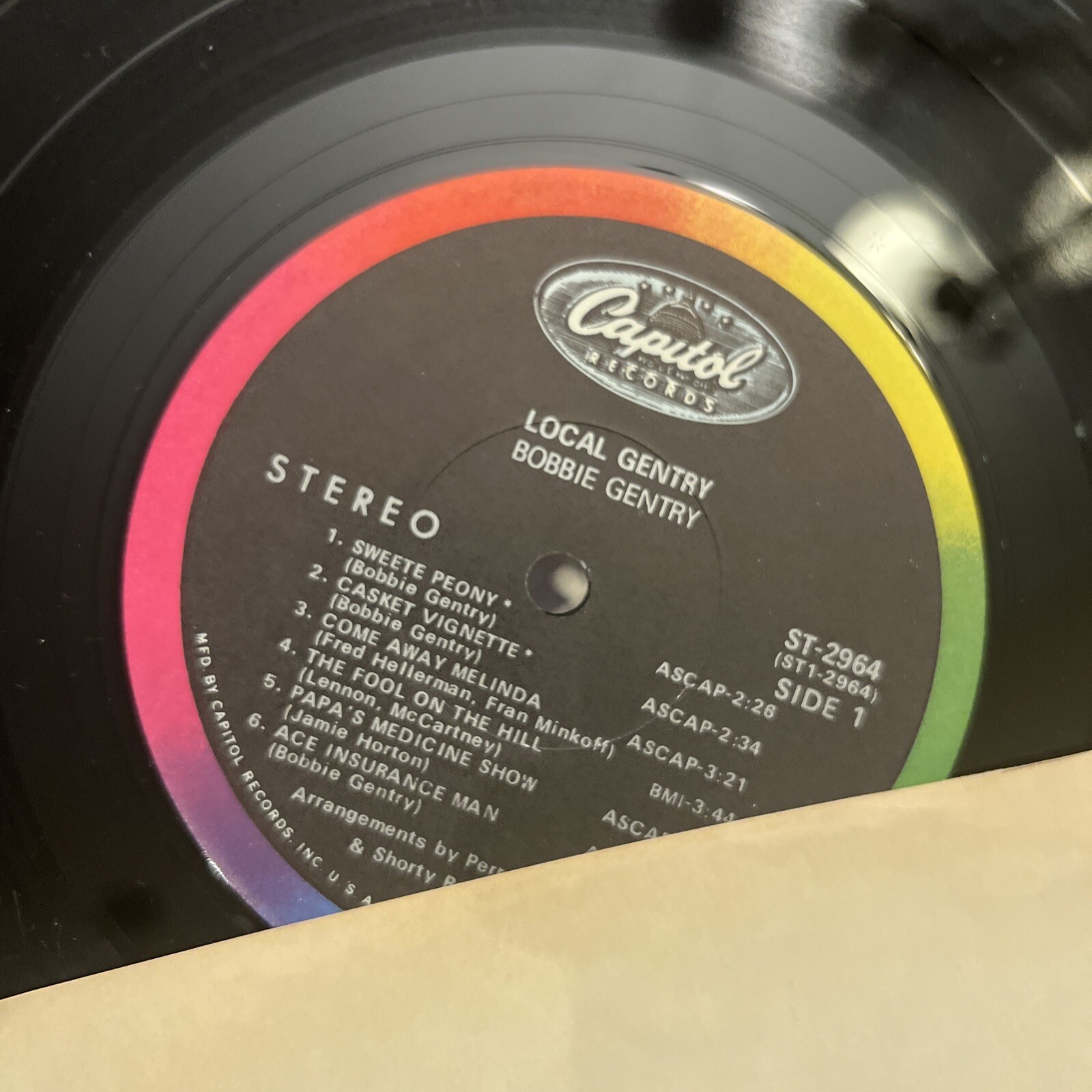 RARE LP VINYL ALBUM: Bobby Gentry - Local Gentry (FH) | eBay