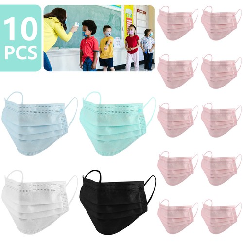 10Pcs 3-Layer Face Cover Gradient Mouth Visor Breathable Protective ...