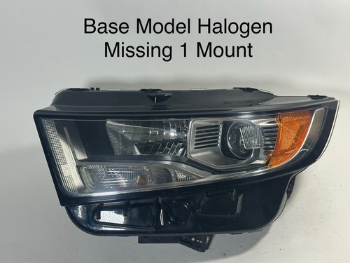2015 2016 2017 2018 Ford Edge Halogen Headlight Assembly Driver Left ...