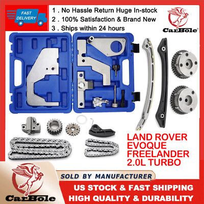 VVT Gear Timing Chain Kit & Locking For Land Rover Evoque Freelander 2 ...