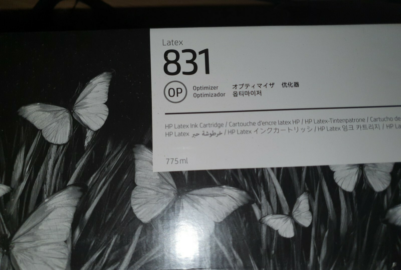 HP 831C LATEX INK GENUINE 2024 Black Optimizer Magenta Cyan INKS AND ...