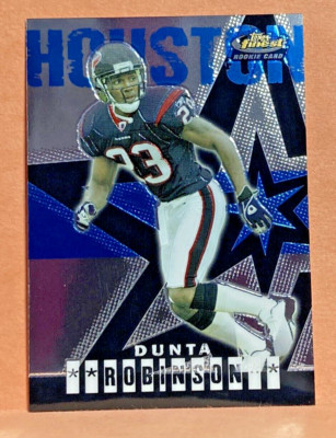 2004 Topps Finest DUNTA ROBINSON Rookie RC Card #64 Texans | eBay