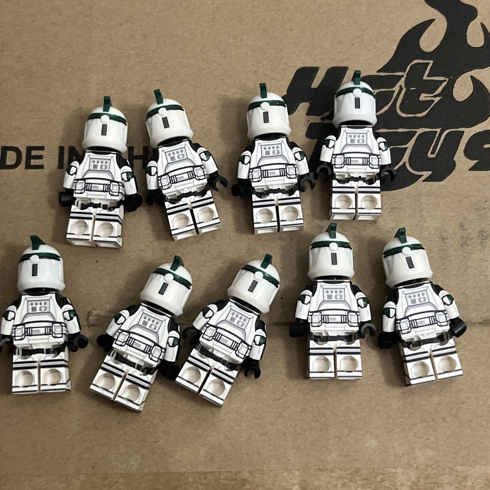 LEGO Star Wars Clone Troopers 41st Green Company Custom Printed (AV ...