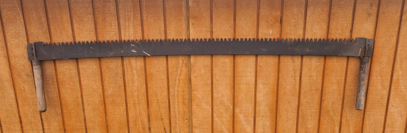 Antique 2 Man Crosscut Logging Saw Carpenter Outdoor Tool Primitive ...