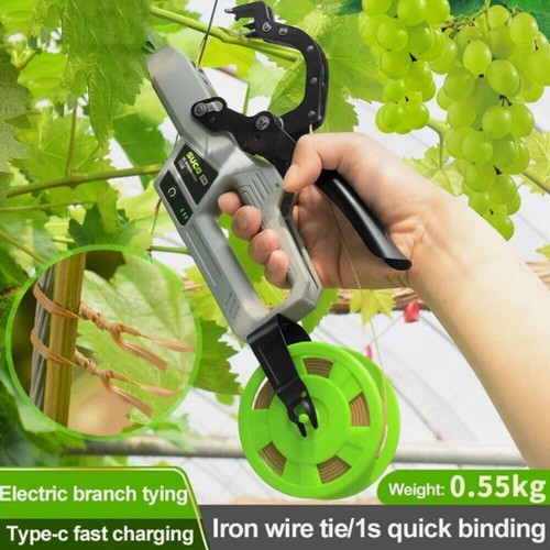 Plant Vine Tying Machine with Plant,Electric Garden Tying Set for ...