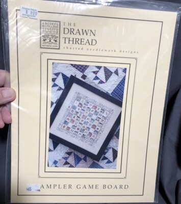 The Drawn Thread ‘Sampler Game Board’ Charted Needlework Design | eBay