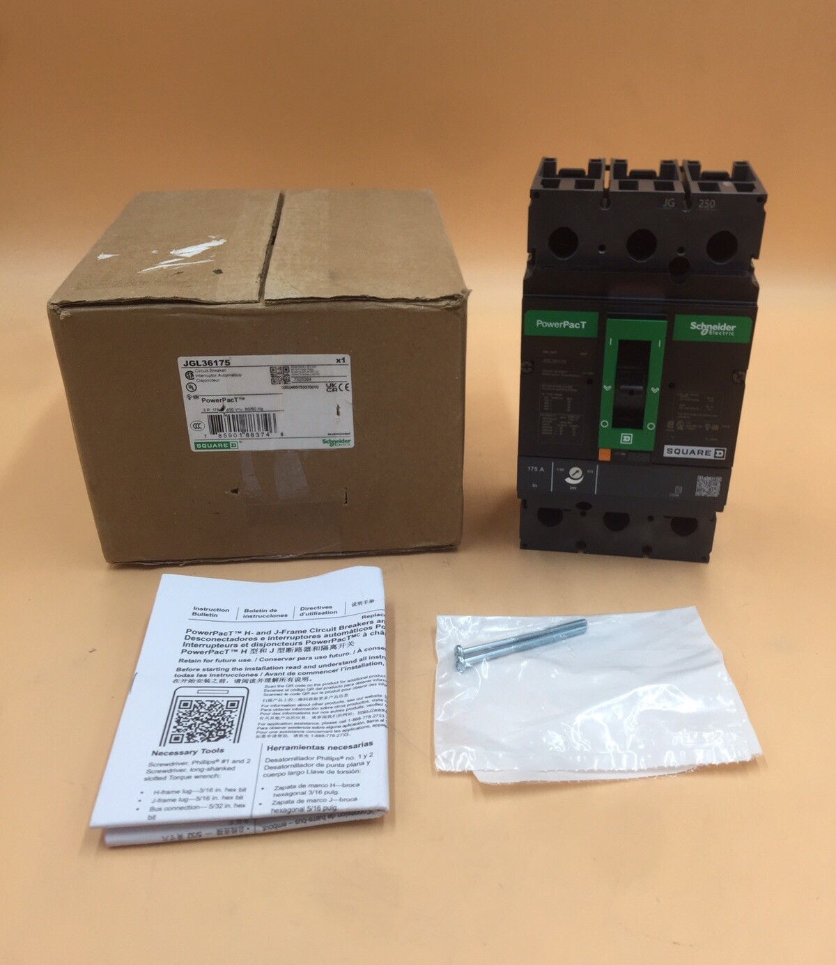 Square D JGL36175 Circuit Breaker - Black for sale online | eBay