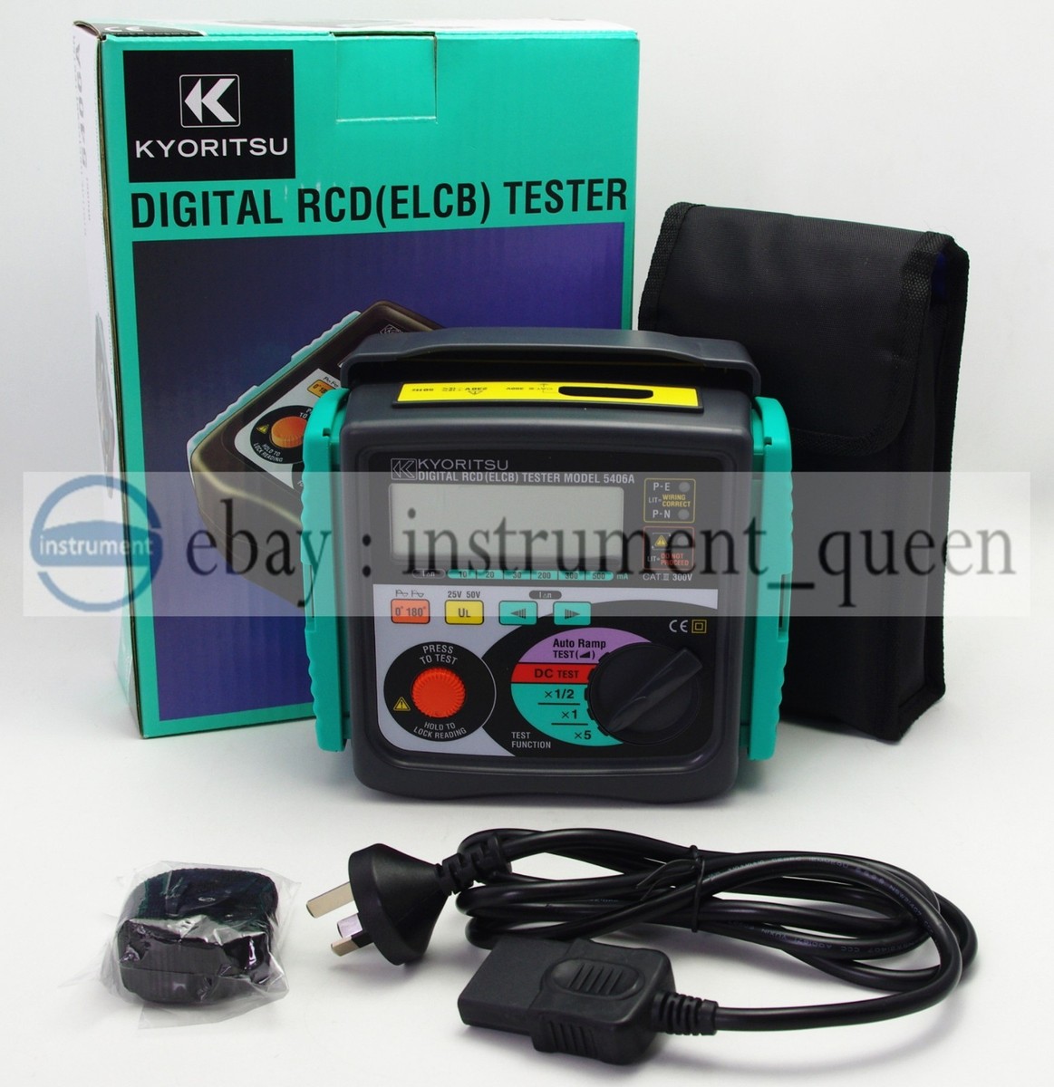 Kyoritsu 5406A Digital RCD (Elcb) Penguji Kustom, 40% OFF