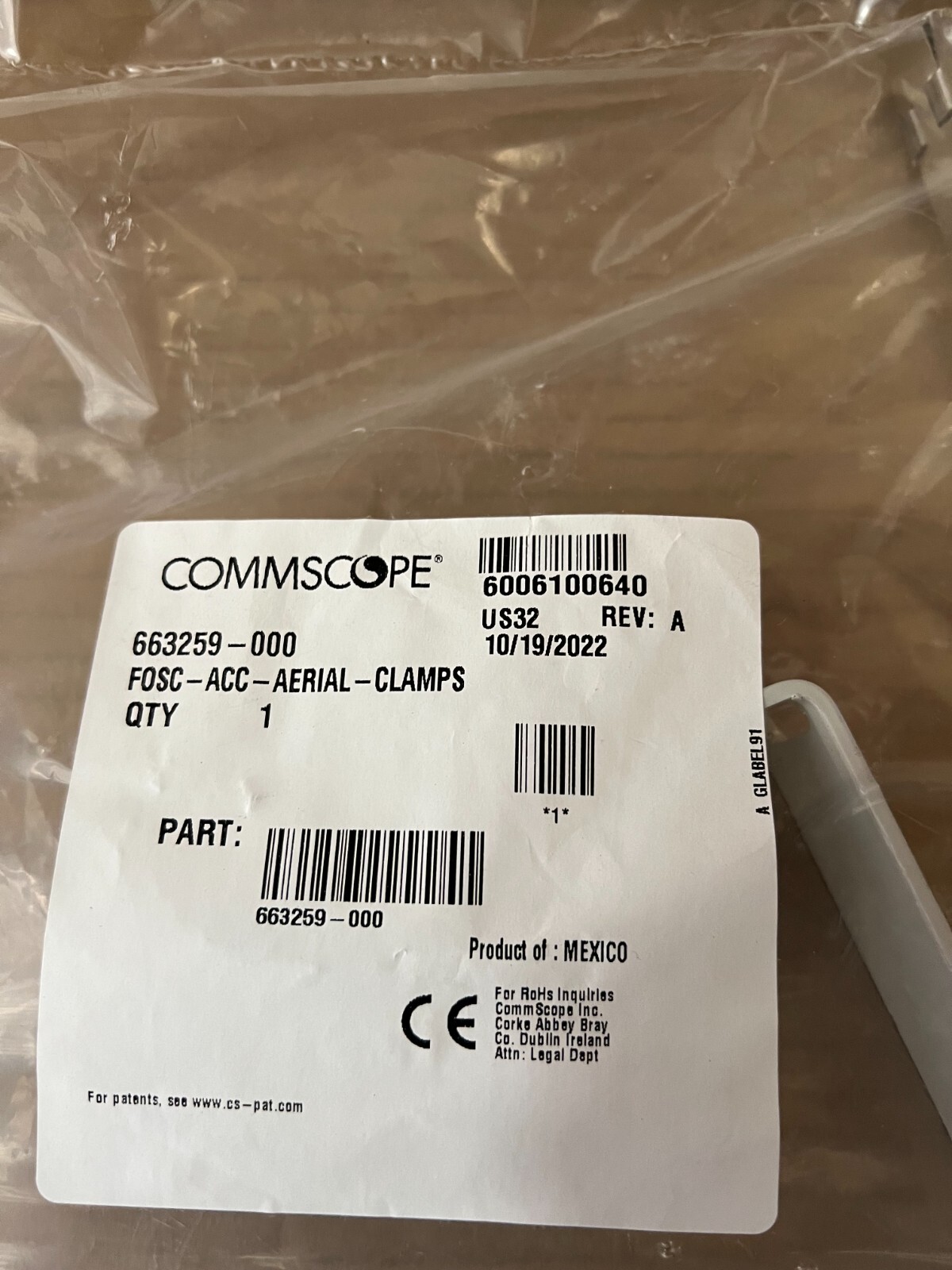 CommScope Aerial Clamp - 663259-000 for sale online | eBay