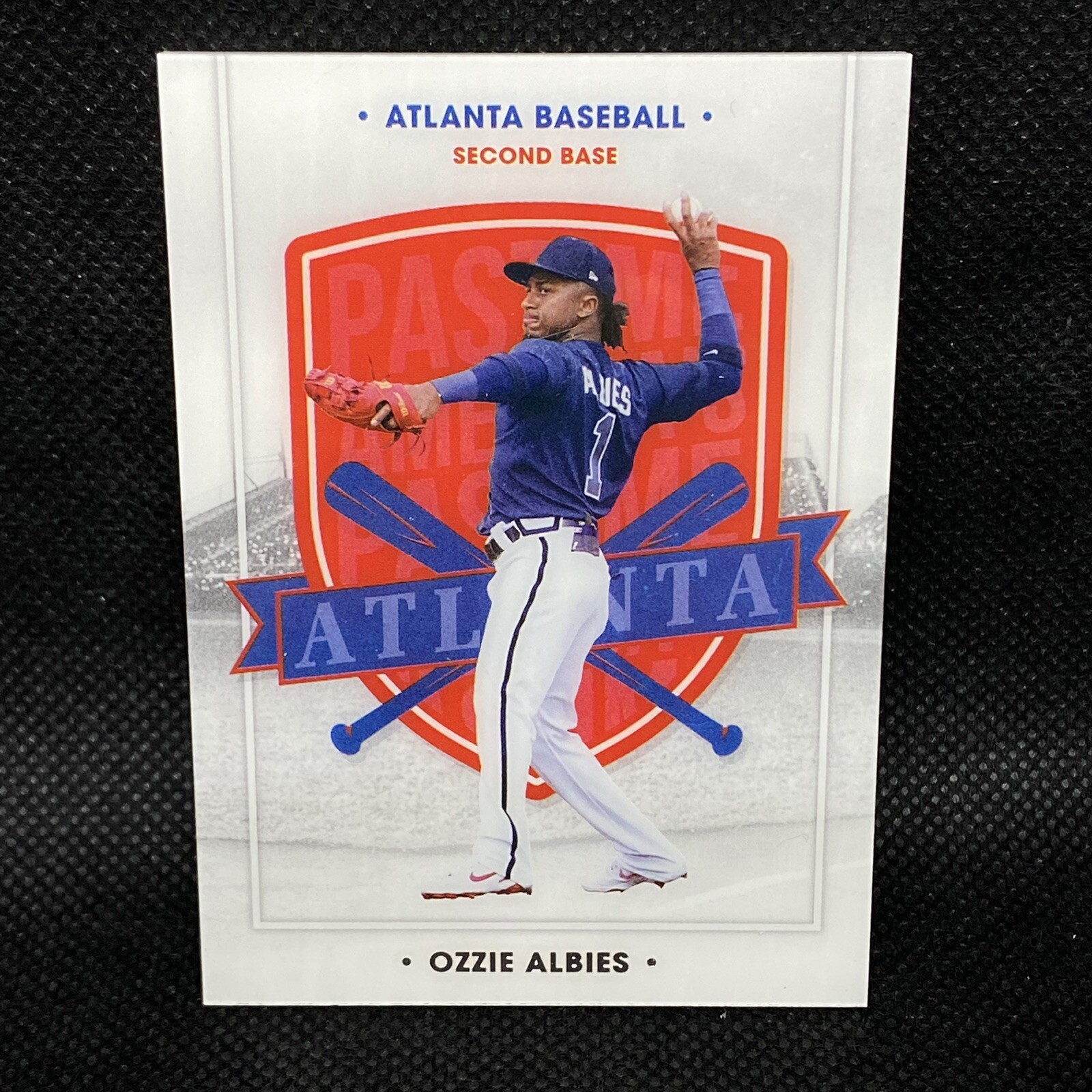 2021 Panini Americas Pastime Ozzie Albies #78 Atlanta Braves Chronicles ...