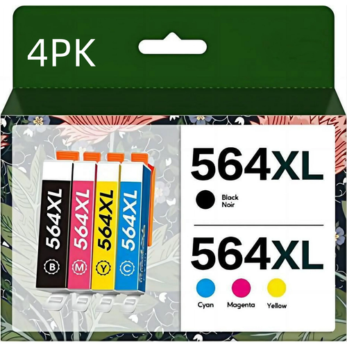 5Pack 564XL 564 XL Ink Color Replacement for HP 564 Combo DeskJet 3520 ...