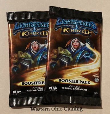 Lightseekers TCG 2 x Kindred Booster Pack NEW Trading Card Game CCG ...