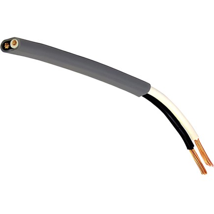 Tectran 33180 Jacketed Parallel Wire 100 Ft., 2 Conductors, 12 Gauge ...