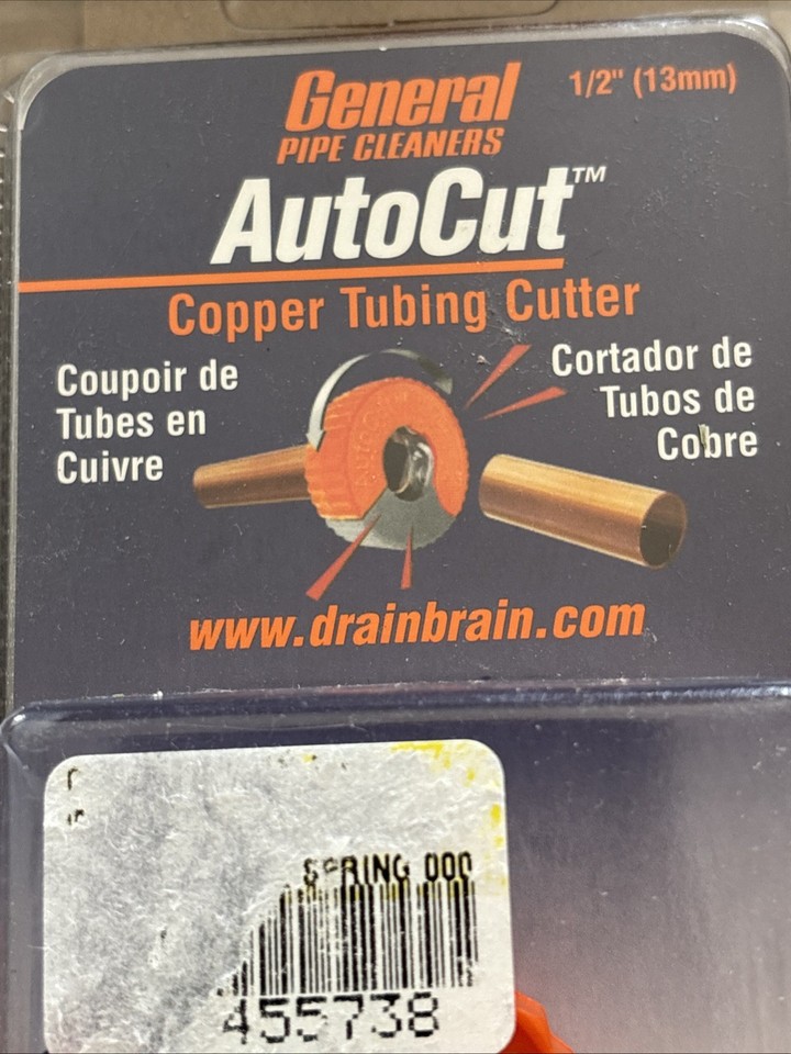 (10ea) General Pipe Cleaners ATC-12 , 1/2-Inch Auto Cut Copper Tubing ...