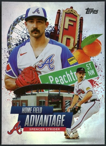 2025 Topps Series 2 Spencer Strider Home Field Advantage HA-23 Atlanta ...