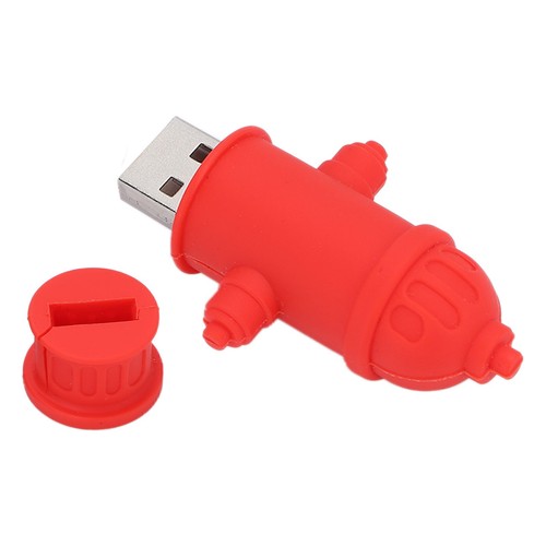 Cartoon Fire Hydrant Shaped USB Flash Drive Cute Home Office USB Stick ...