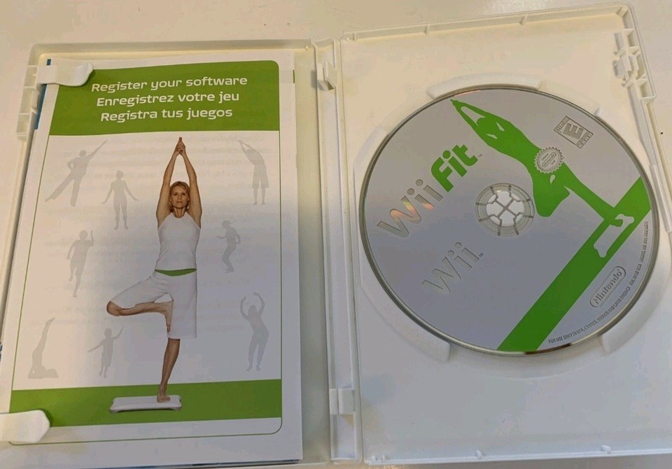 Nintendo Wii Fit Video GAME Build Balance Strength Flexibility Work Out ...