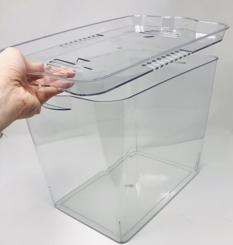 ( 1 ) TANK. Stackable Aquariums. 8 Gallon. Ultra Clear Plastic Fish ...