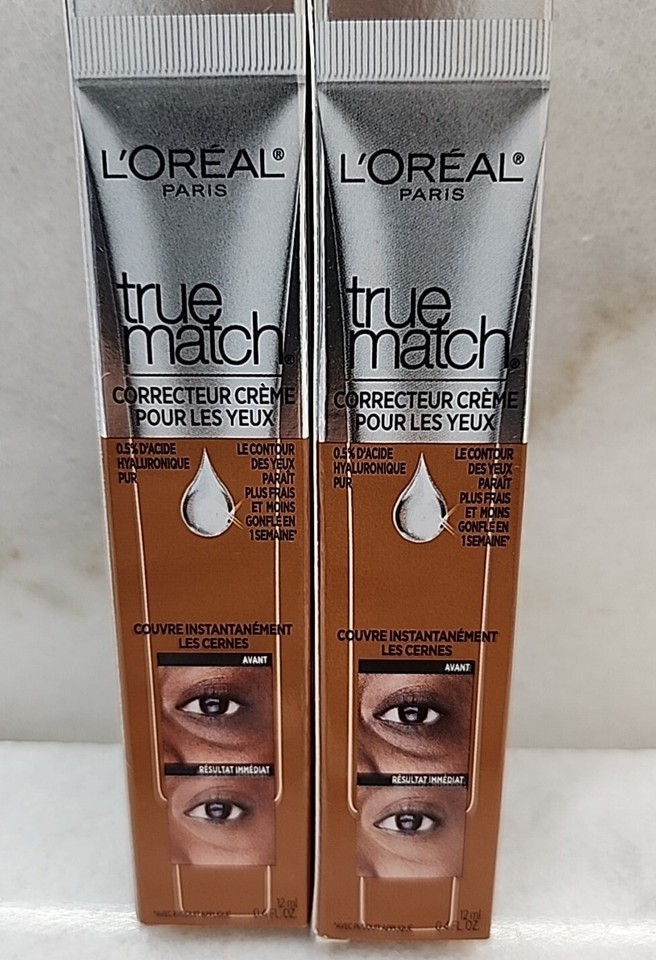 2 pack, L'oreal True Match Eye Cream Concealer #N7-8 Dark | eBay