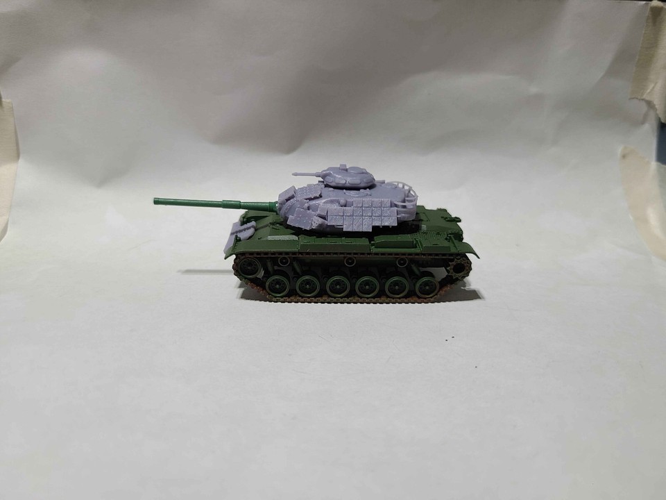 USMC 3d Printed M-60 ERA Turret/ Hull Armor with Stowage for Team ...
