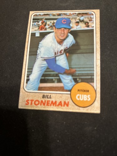 1968 Topps Baseball Rookie RC Card 179 Bill Stoneman Chicago Cubs NmMt ...