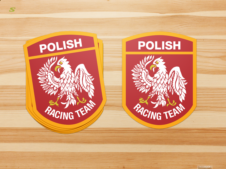 Polish Racing Team Sticker | eBay