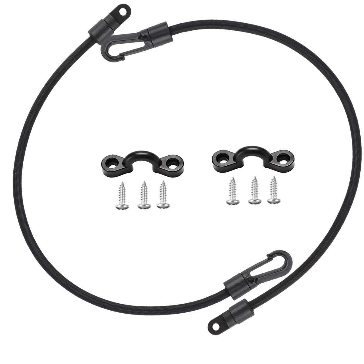 4 Sets Holder Rod Tamer Straps Saver Deck Mount Connector Tie Down Boat ...