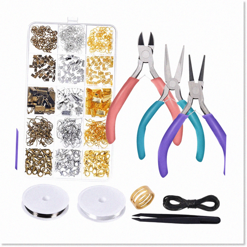 All-in-One Jewelry Repair Kit with Pliers, Tools, String & Supplies ...