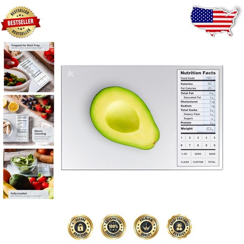 Precision Nutrition Scale in Pearl Gray - Track Calories & Macros ...