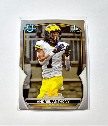 Andrel Anthony 1ST BOWMAN CHROME 2022 Bowman U Chrome Football #63 ...