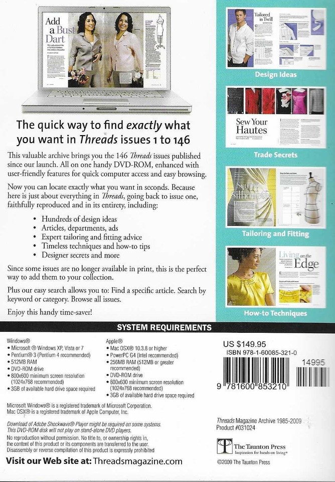 Threads Magazine Archive 1985-2009 (DVD-ROM) | eBay