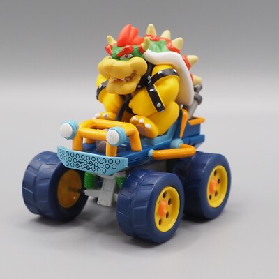 Bowser Mario Kart Wii Pull Back Car Toy Mini Figure Nintendo Japan ...