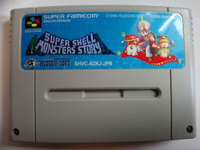 Super Shell Monsters Story for Super Famicom NTSC-J SFC Nintendo SNES ...