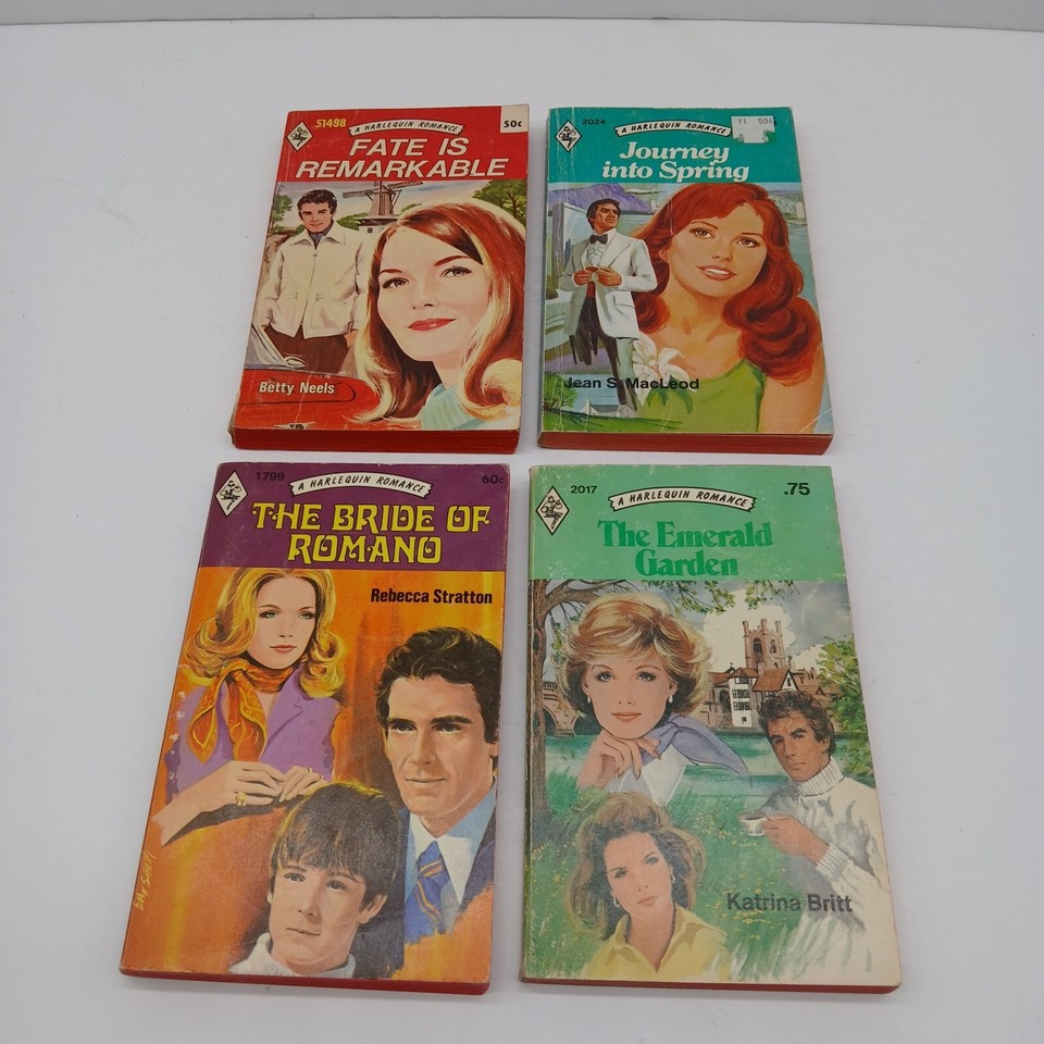Vintage A Harlequin Romance Romance Paperback Books Lot Of 25 | eBay