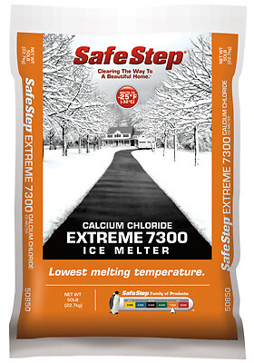 Safe Step 2317255 Extreme 7300 Ice Melt, Calcium Chloride, 50-Lb. Bag ...