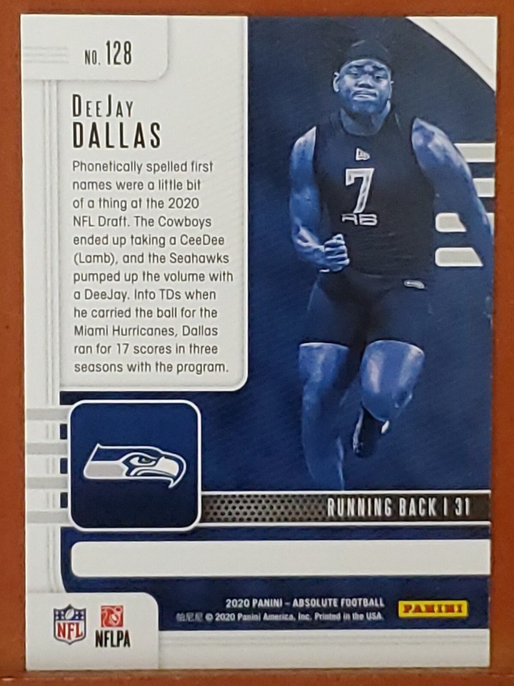 2020 Absolute Retail #128 DeeJay Dallas SEAHAWKS | eBay