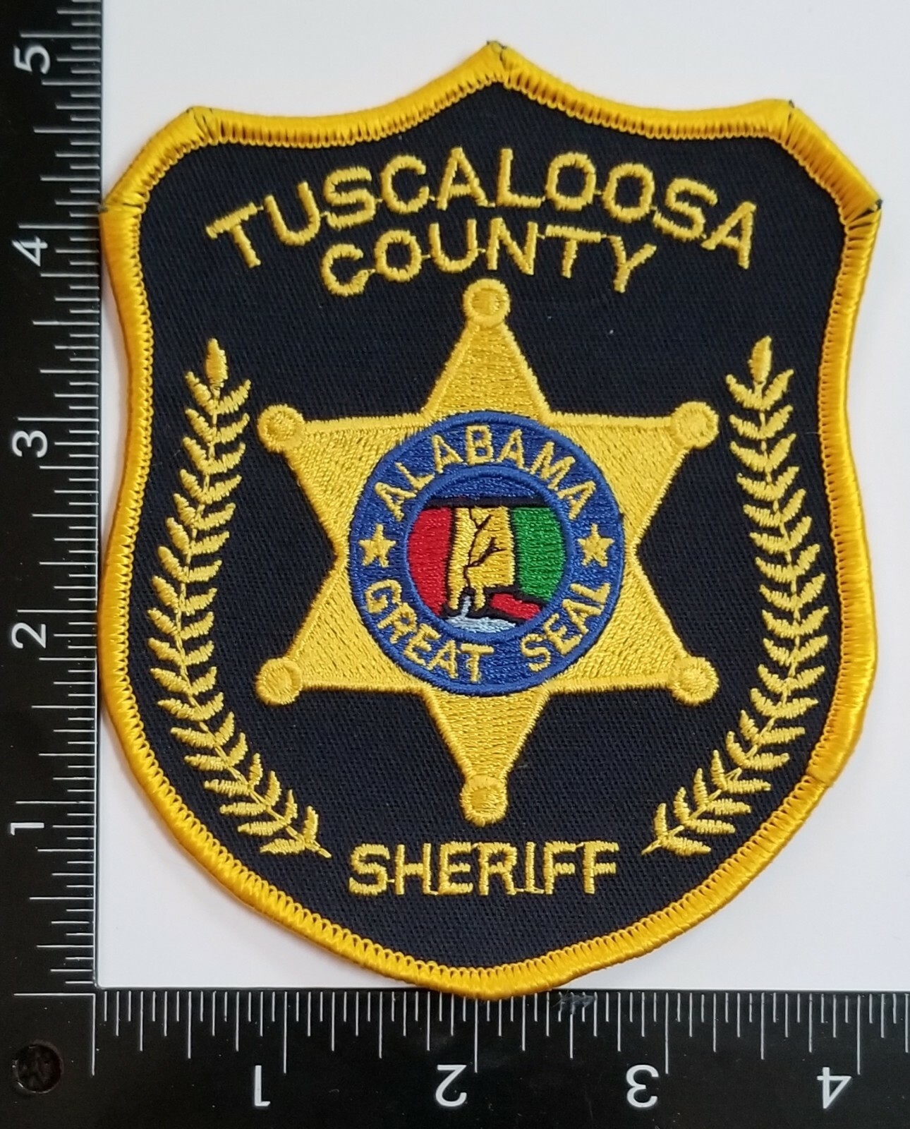 TUSCALOOSA COUNTY ALABAMA AL DEPUTY SHERIFFS SHERIFF EMBROIDERED CLOTH ...