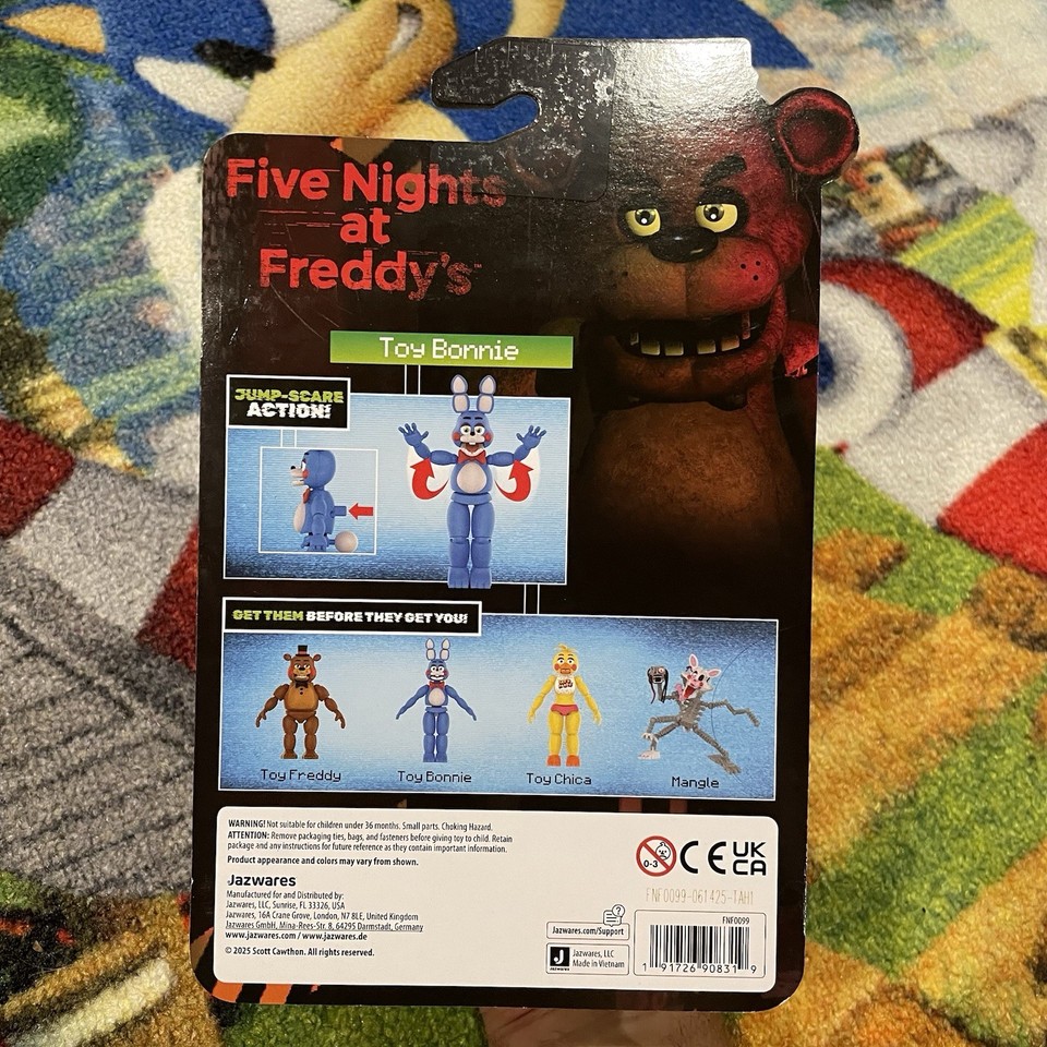 Five Nights At Freddy's TOY BONNIE Figure Jazwares 2025 New 5" FNAF | eBay