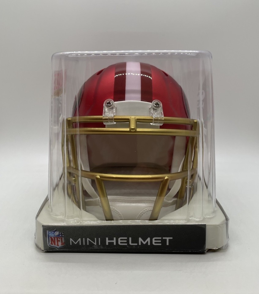 San Francisco 49ers NFL Riddell Blaze Alternate Mini Helmet! Date Code ...